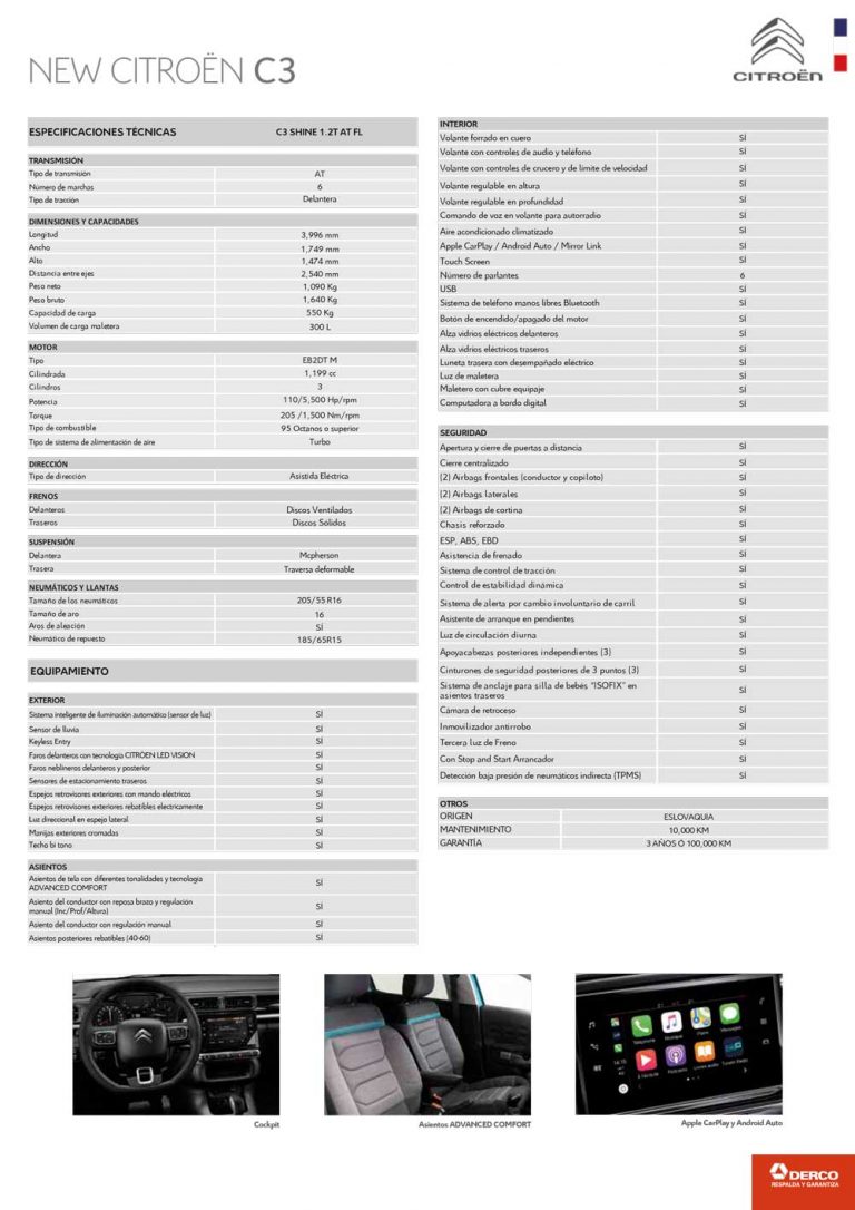 Ficha-tecnica-Citroen-New-C3-PeruRally – Rally | Rally Caminos del Inca ...
